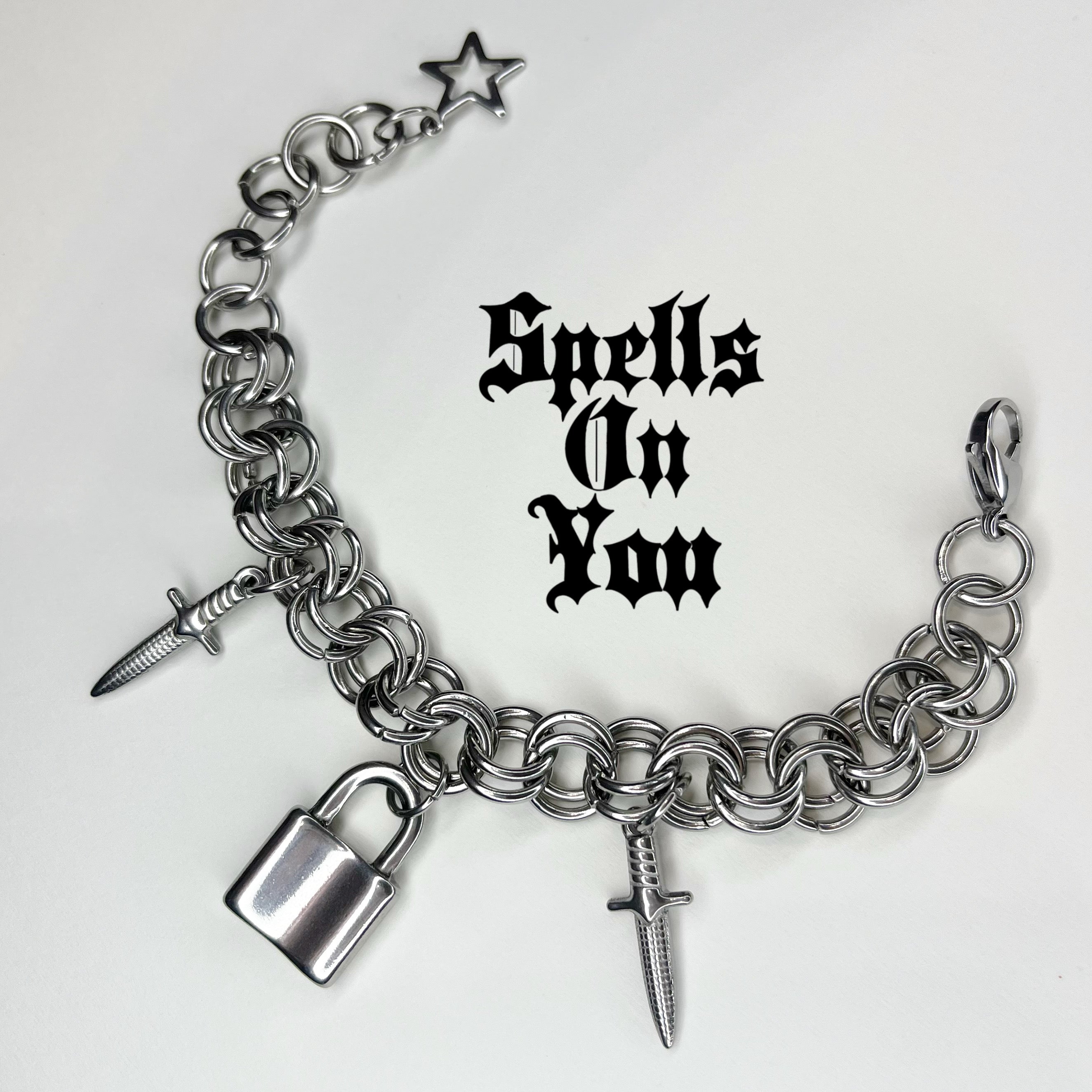 ⋆♱ ‘ℑ𝔫𝔡𝔲𝔰𝔱𝔯𝔦𝔞𝔩’ 𝔠𝔥𝔲𝔫𝔨𝔶 𝔠𝔥𝔞𝔦𝔫𝔪𝔞𝔦𝔩 𝔠𝔥𝔞𝔯𝔪 𝔟𝔯𝔞𝔠𝔢𝔩𝔢𝔱 ♱⋆ – Spellsonyou